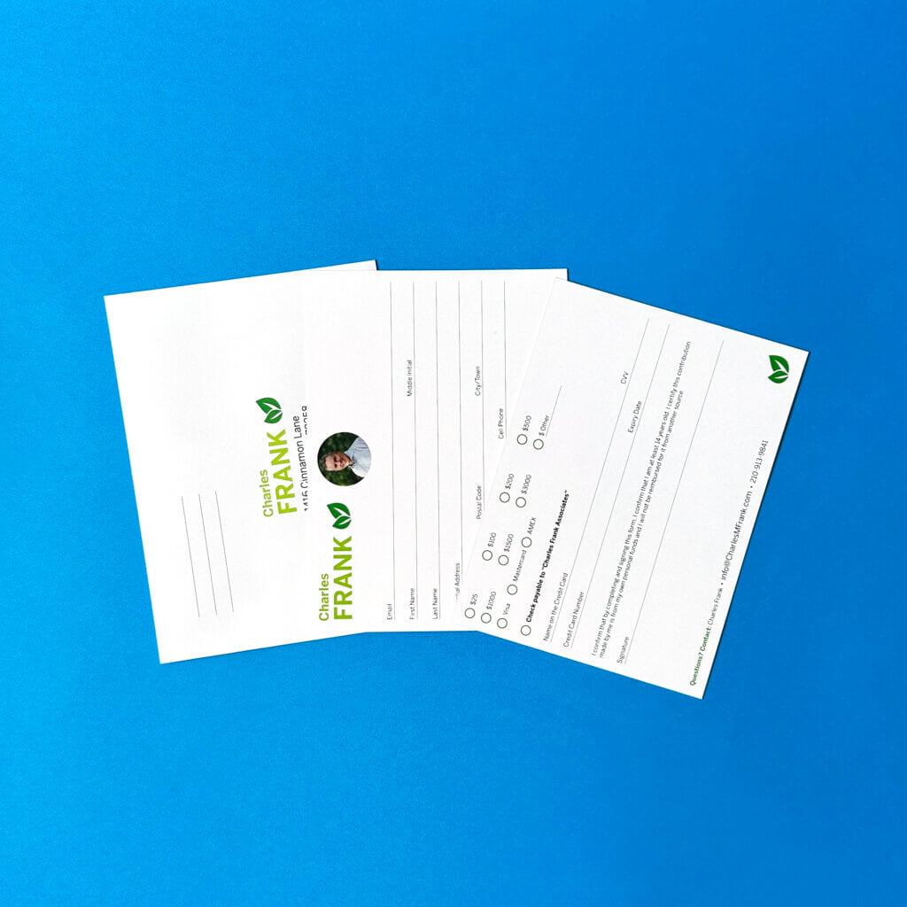 Examples of Postalgia's handwritten cards and envelopes